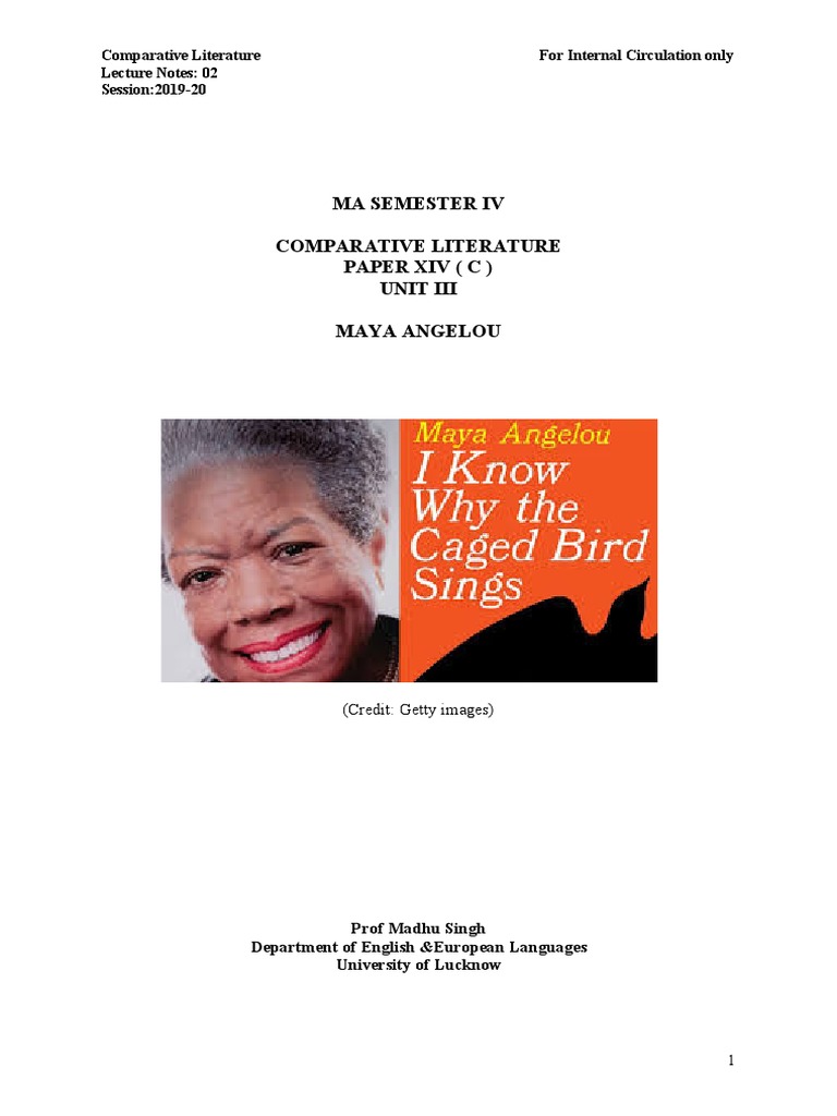 Maya Angelou | PDF | Maya Angelou