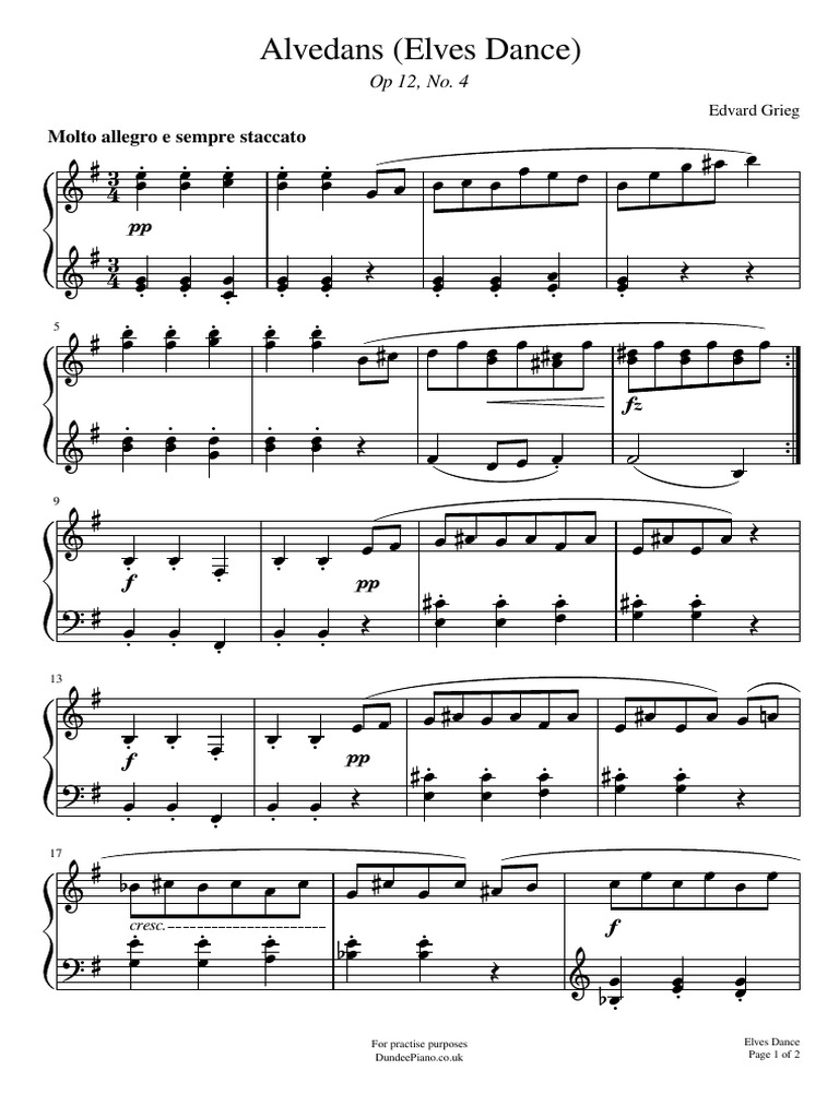 Elves Dance | PDF | Musical Forms | Musical Compositions
