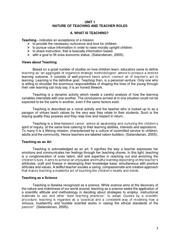 EDUC 102 Lessons 1 2 Part of LM 1 Midterm | PDF | Teaching Method | Teachers