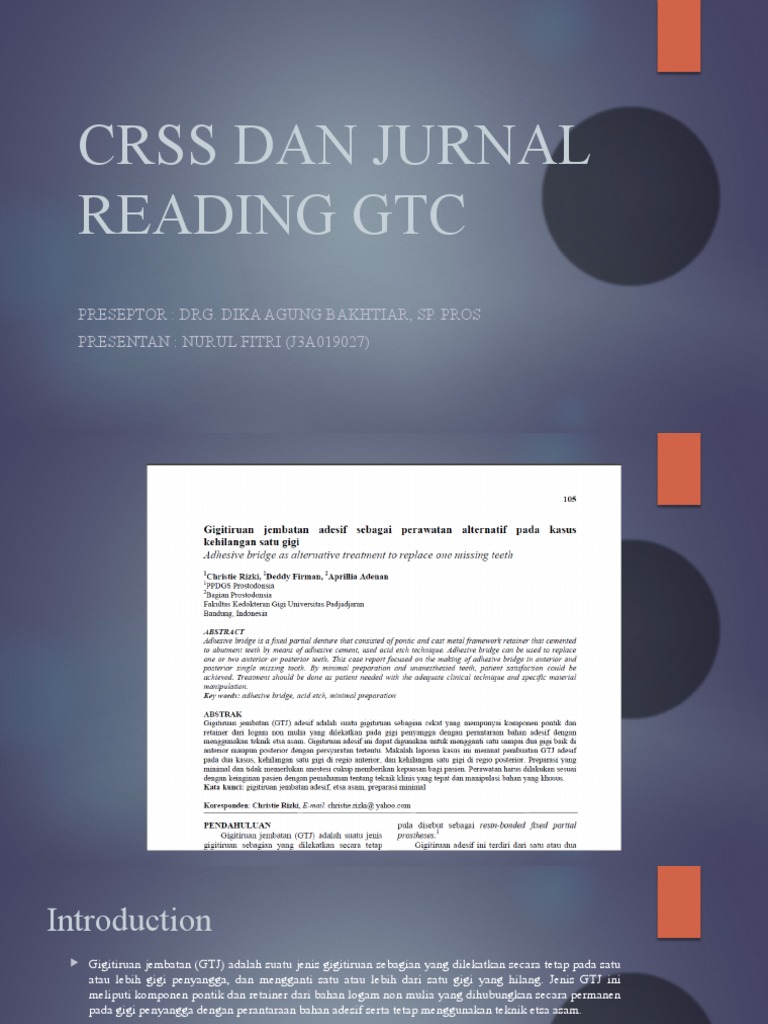 CRSS Dan JR GTC | PDF | Sains & Matematika