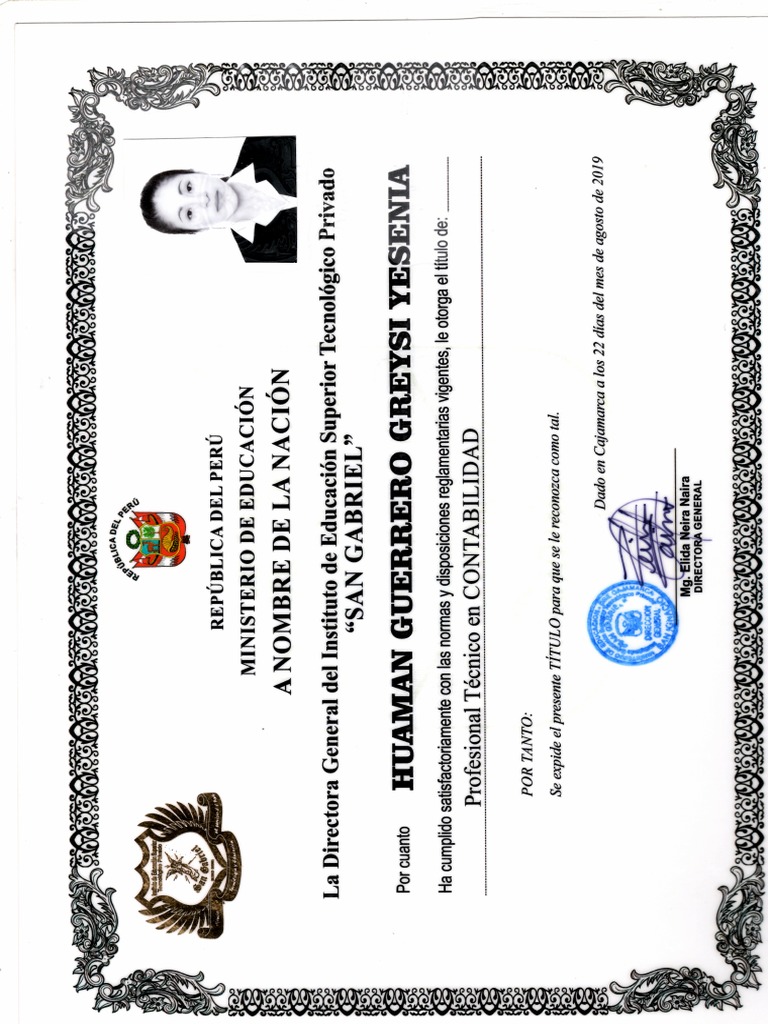 Titulo Tecnico | PDF