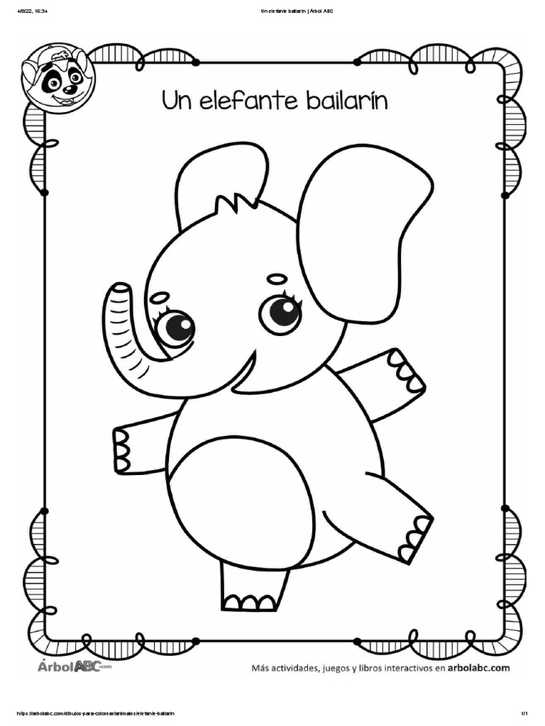 Un Elefante Bailarín - Árbol ABC | PDF