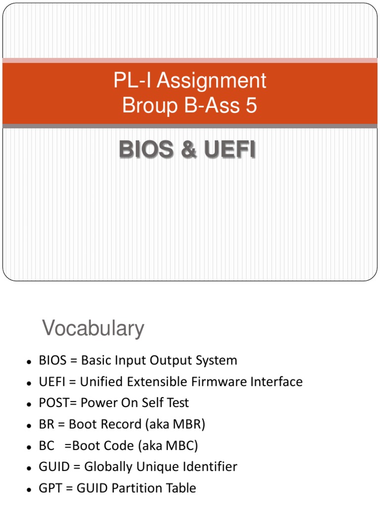 Bios and Uefi | PDF | Booting | Bios