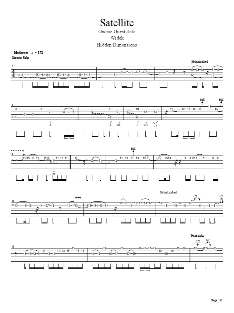 Widek - Satellite (Owane Solo) | PDF