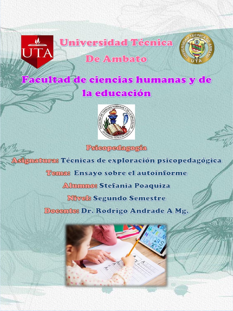 Técnicas de Autoinforme en Psicología | PDF | Pensamiento | Comportamiento