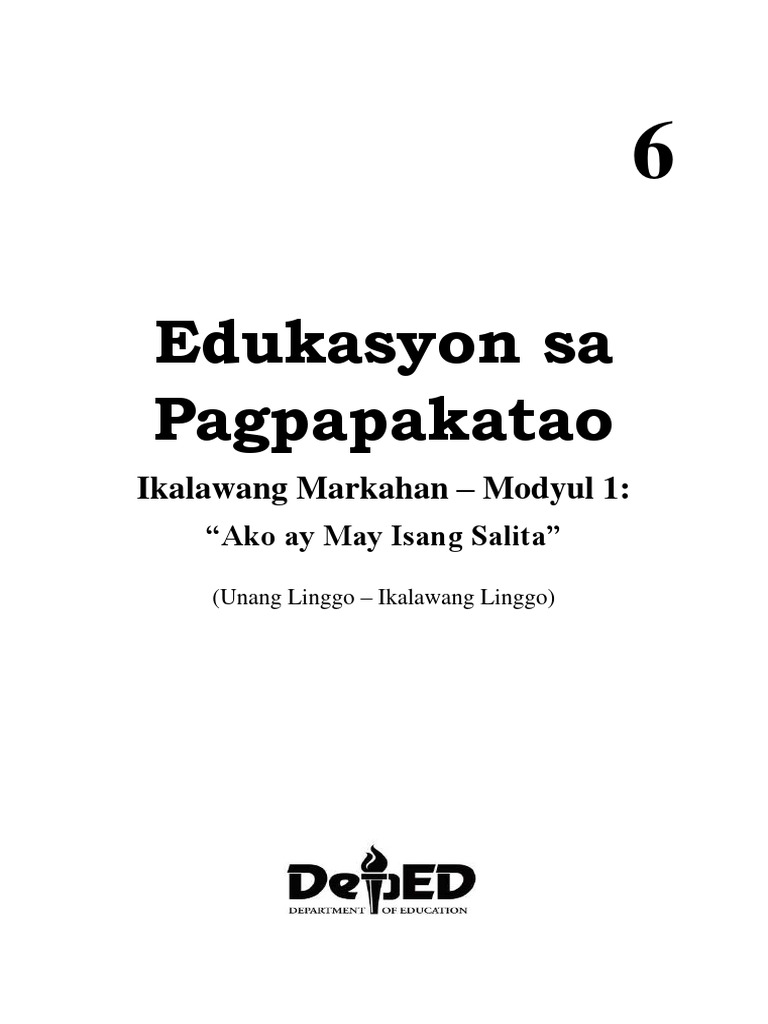 EsP6 Q2 Module1 Final For Posting PDF | PDF