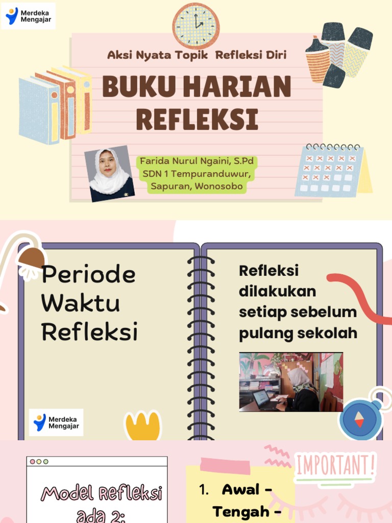 Buku Harian Refleksi Farida Nurul Ngaini | PDF | Pengembangan Diri | Sains & Matematika