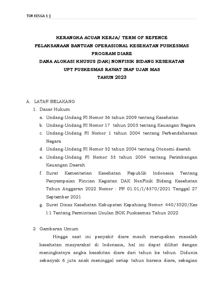 Tor Ispa Dan Diare | PDF | Pengembangan Diri | Sains & Matematika