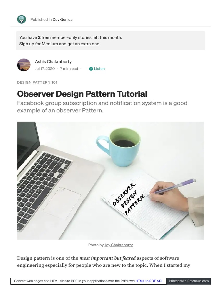 Observer Example1 | PDF | Class (Computer Programming) | World Wide Web