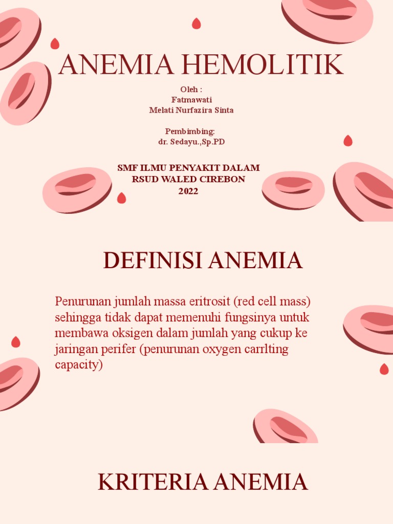 Anemia Hemolitik | PDF