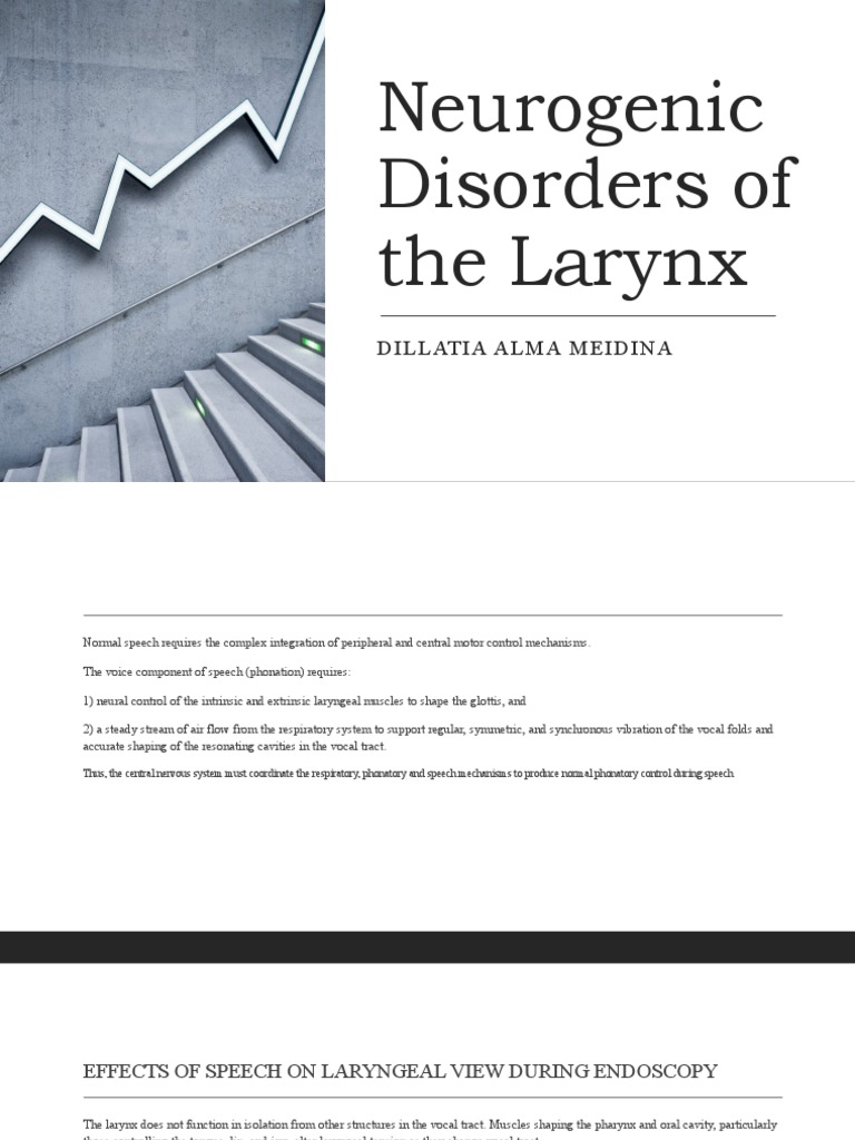 Neurogenic Laryngeal Disorders Explained | PDF | Larynx | Human Voice