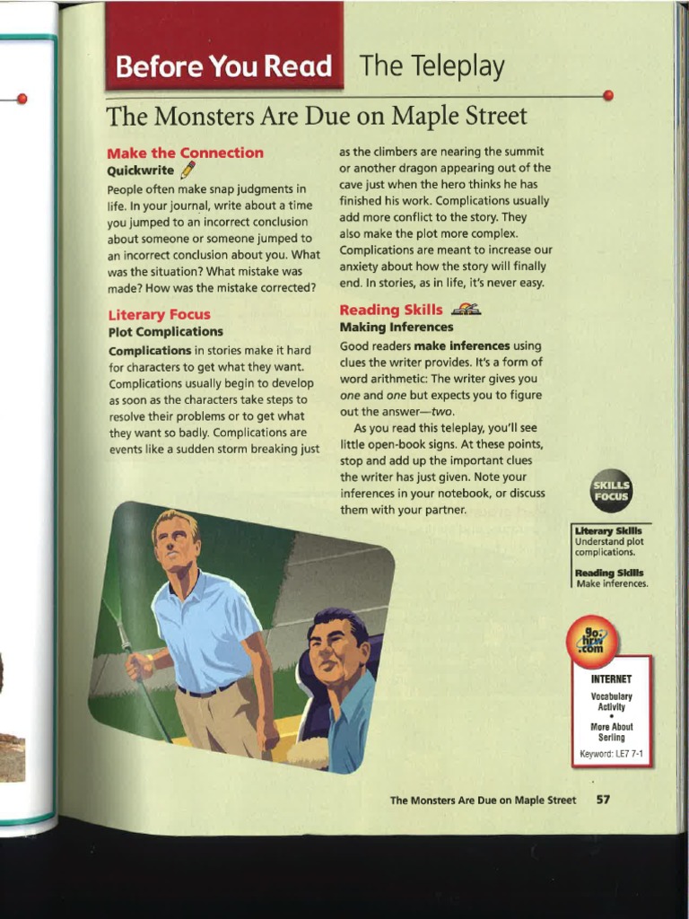 Monsters Are Due Story | PDF