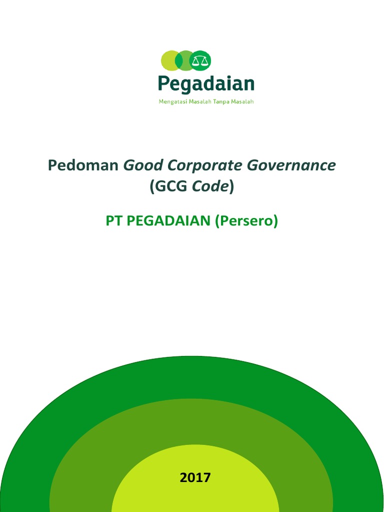 GCG Code Pegadaian | PDF