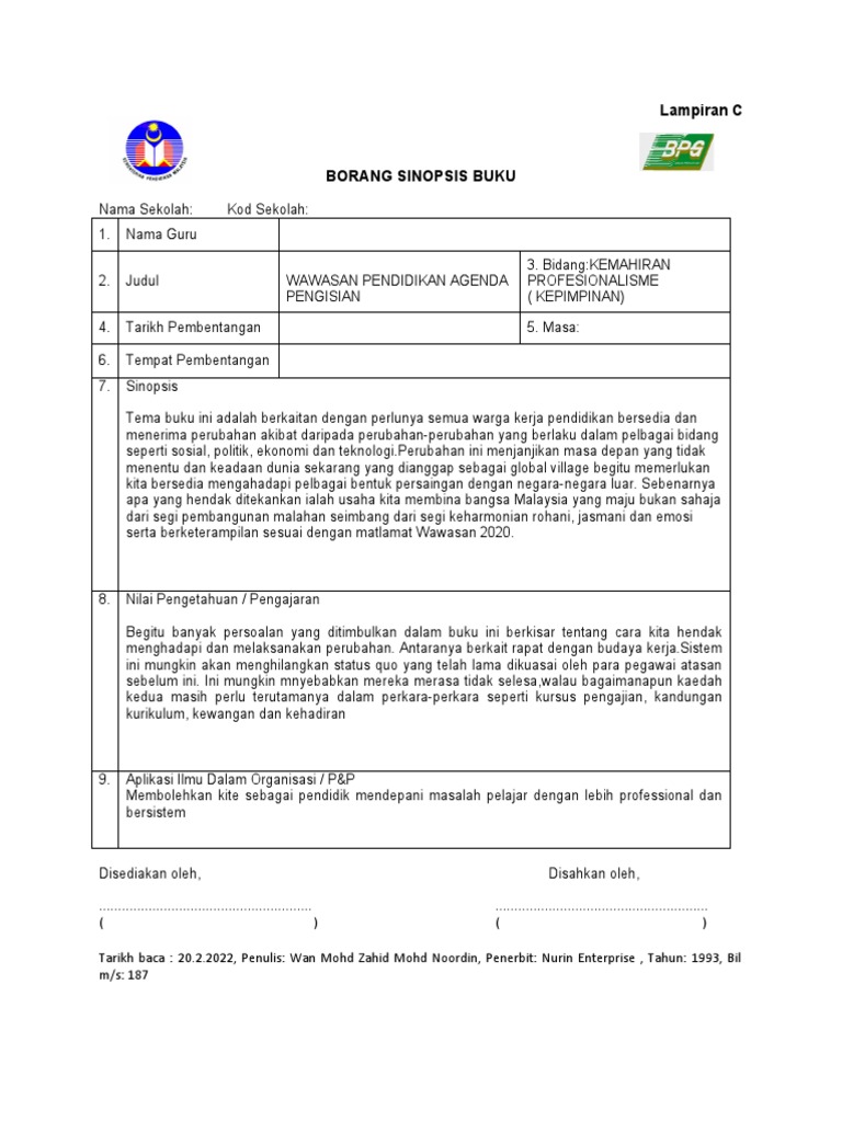 Sinopsis Buku 4 | PDF