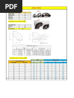 Tabla de Avances de Codos en Piping | PDF | Tecnología
