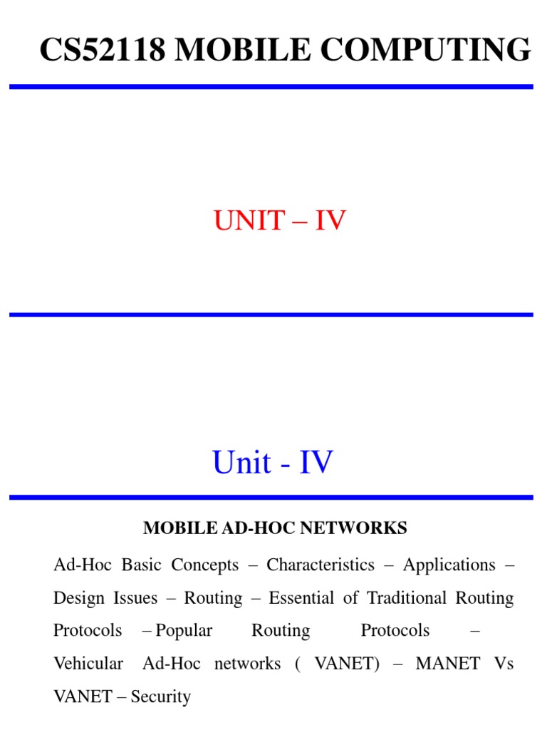 Mobile Adhoc Network Pdf Routing Wireless Ad Hoc Network