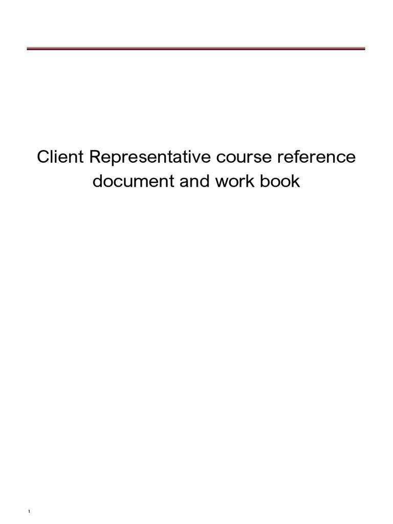 Client Representative Course Overview | PDF | Scuba Diving | Underwater ...