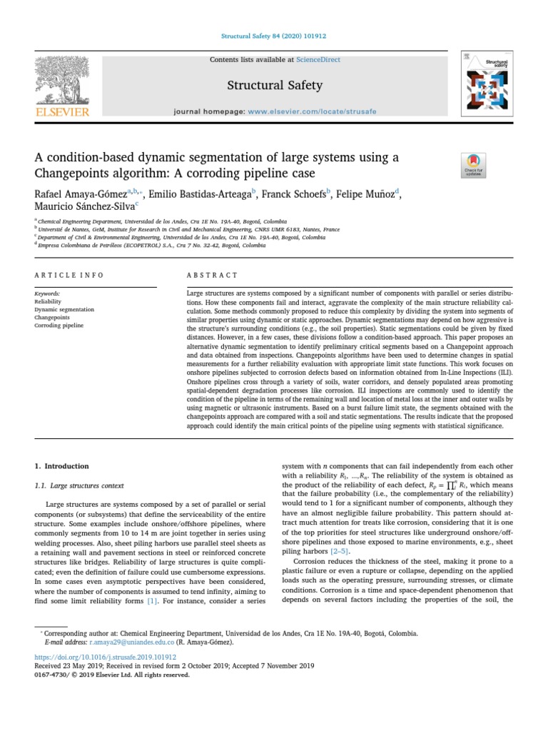 A Condition-Based Dynamic Segmentation of Large Systems Using A | Download Free PDF | Image ...