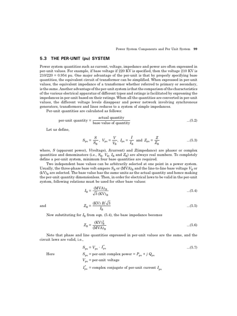 Electrical Power Systems D Das Ch5 | PDF | Electrical Engineering | Electricity