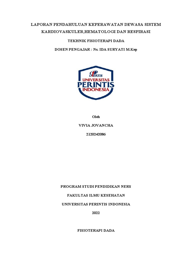 LP Teknik Fisioterapi PD Manusia | PDF