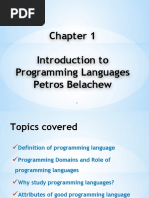 Principles of Programming Languages Lecture Notes PDF | PDF ...