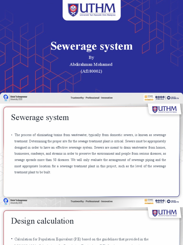 Sewerage System Design in Malaysia | PDF | Sewage Treatment | Sanitary ...