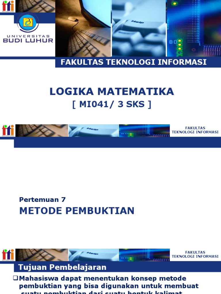 7 Metode Pembuktian A | PDF