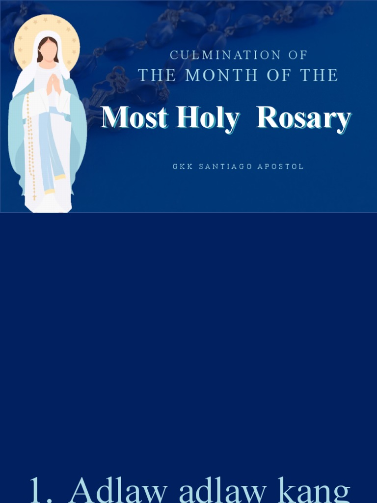 Holy Rosary | PDF