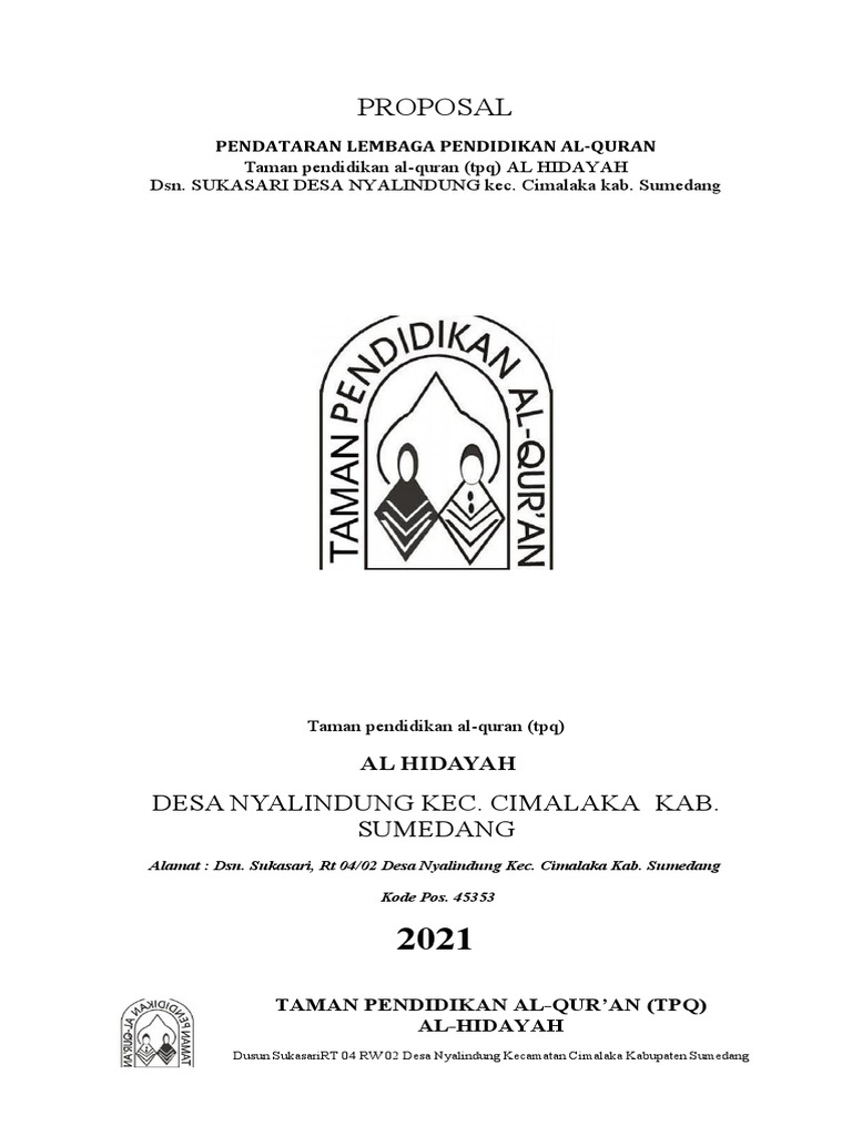 Contoh AL HIDAYAH | PDF