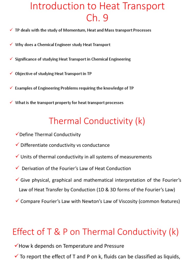 Introduction To Heat Transport | Download Free PDF | Heat Transfer ...