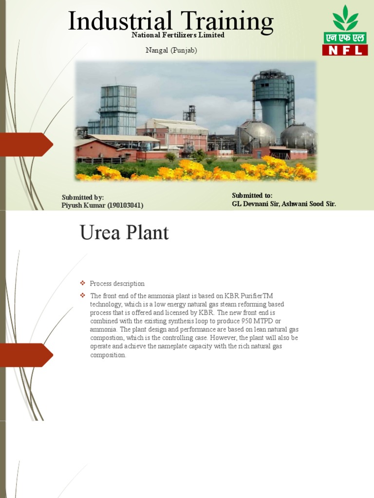 Industrial Training | PDF | Urea | Ion Exchange