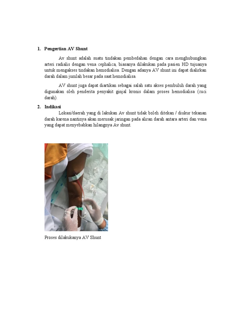 Materi AV Shunt | PDF