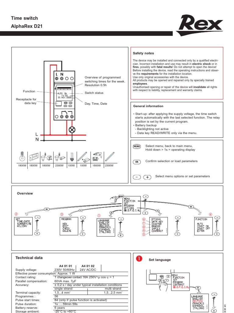 Manual Rex 2000 | PDF | Mains Electricity | Equipment