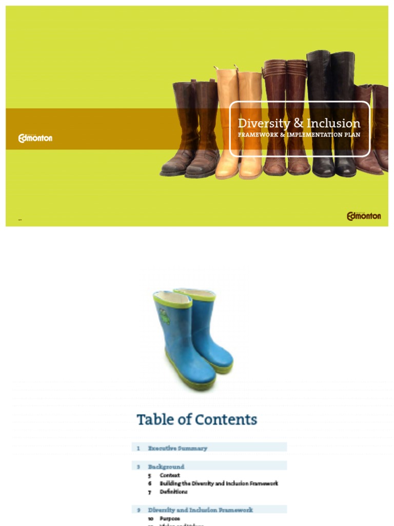 Diversity & Inclusion Implementation Plan | PDF | Diversity (Business ...