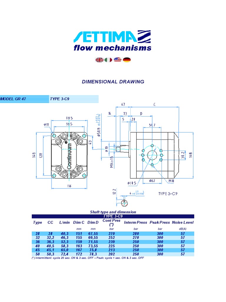 420118-Hydraulic Pump Settima | PDF | Pump | Viscosity