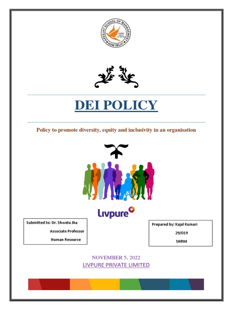 Dei Policy | PDF | Recruitment | Employee Retention