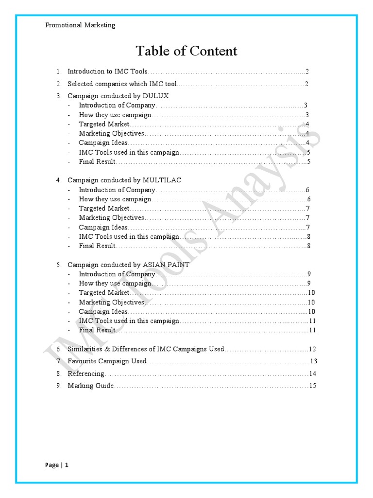 IMC Project | PDF | Brand | Marketing