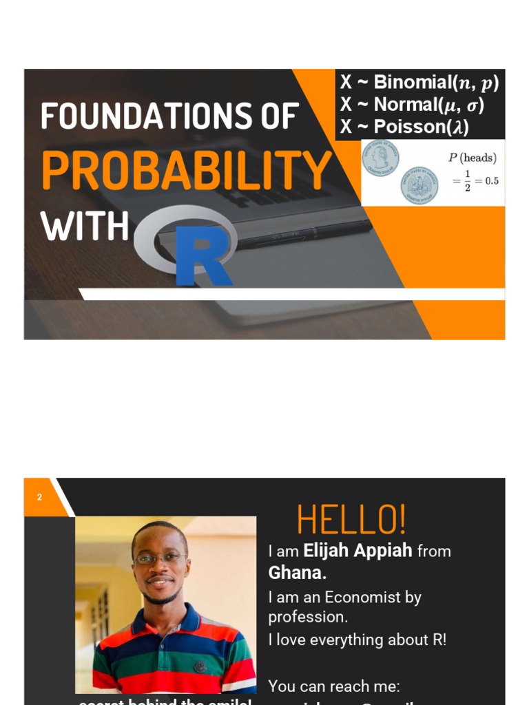 Foundations of Probability With R | Download Free PDF | Probability ...