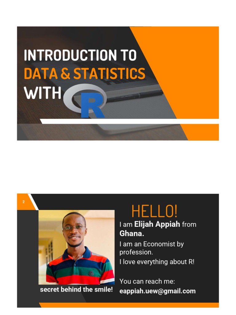 Introduction To Data and Statistics With R | PDF | Statistics | Median