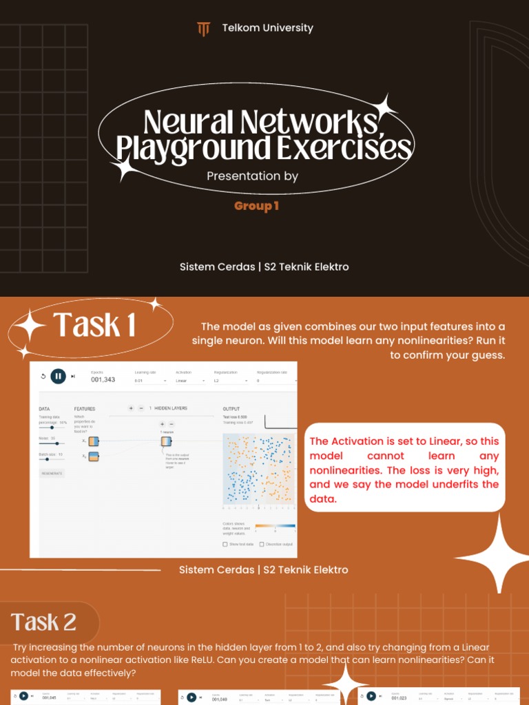 Neural Networks Playground Exercises Group 1 Download Free Pdf Deep Learning Artificial 