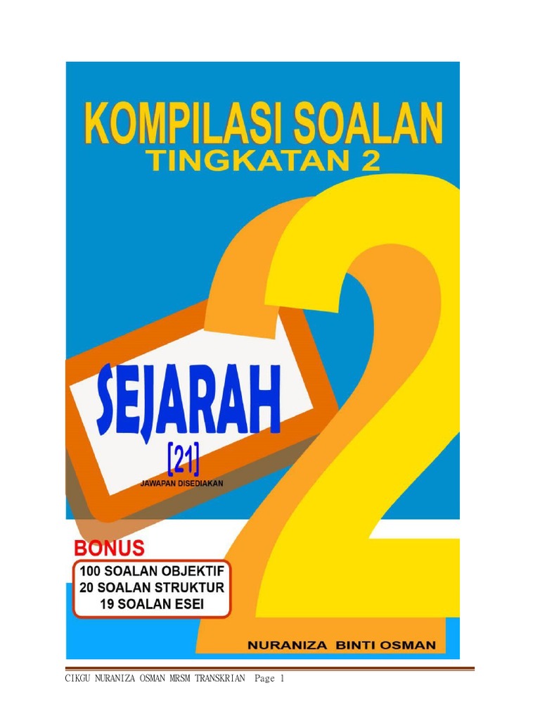 Kompilasi Soalan Ting 2 | PDF