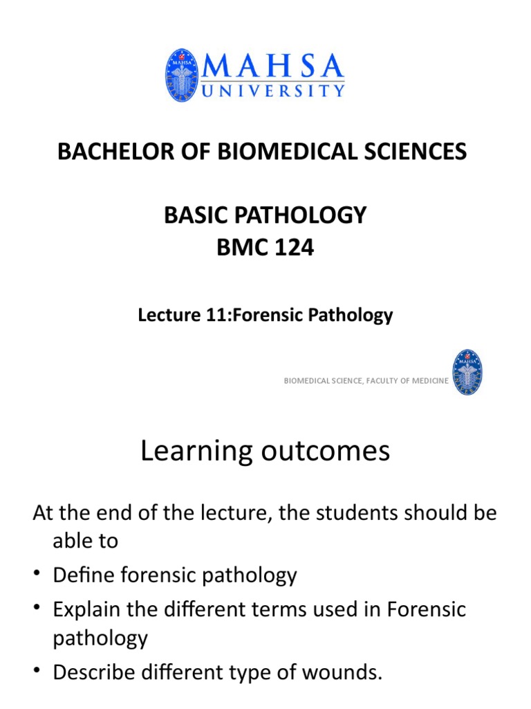 Forensic Pathology | PDF | Autopsy | Blade