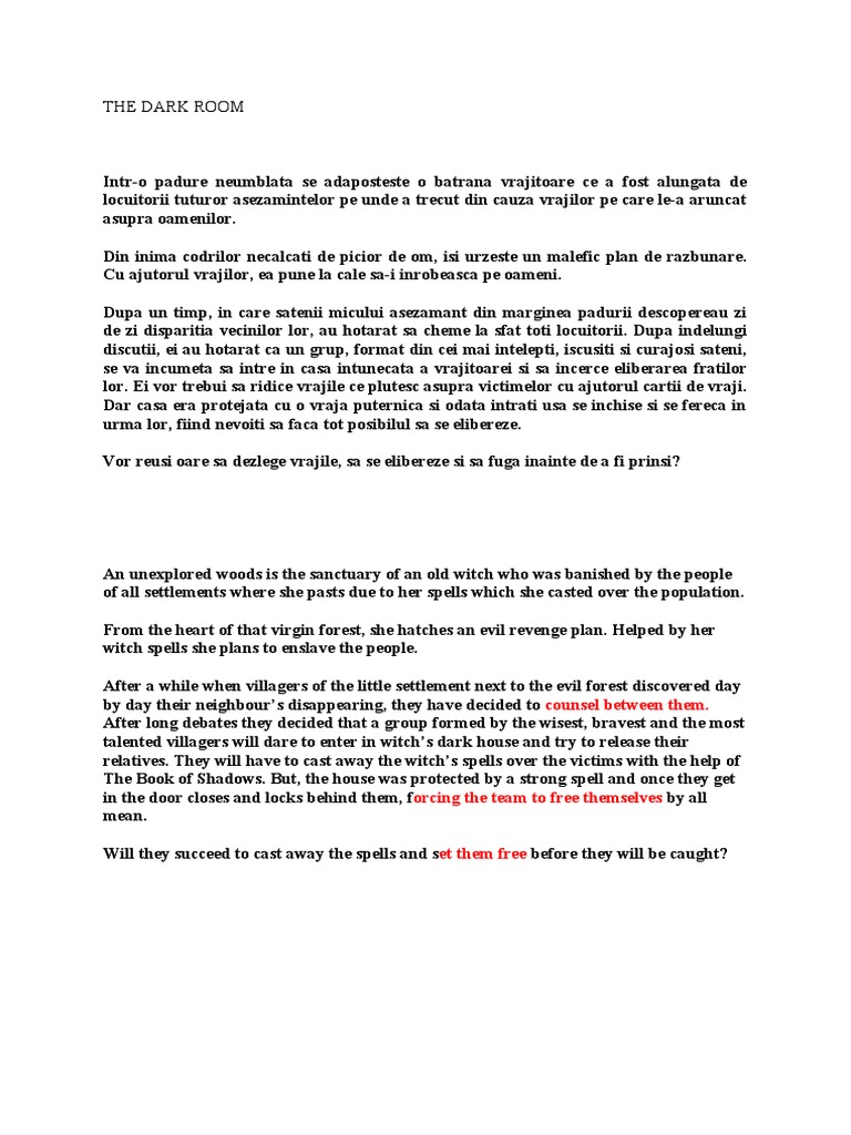 The Dark Room | PDF | Mystery, Thriller & Crime Fiction | Young Adult