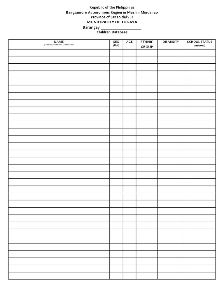 Children Database 043837 | PDF