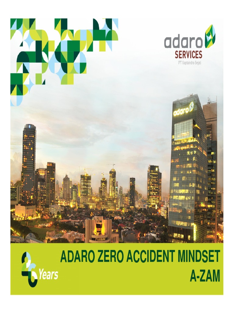 Pilar Zero Accident Mindset Adaro | PDF