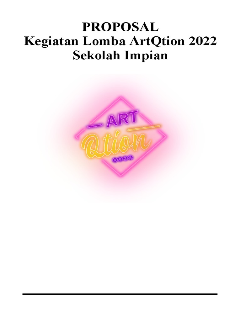 Proposal Artqtion 2022 by Ust - Wawan | PDF