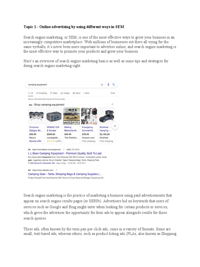 Search Engine Marketing Pdf Search Engine Marketing Search Engine