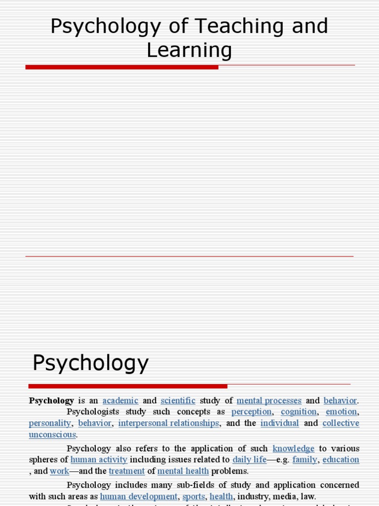 Educational Psychology | PDF | Psychology | Educational Psychology