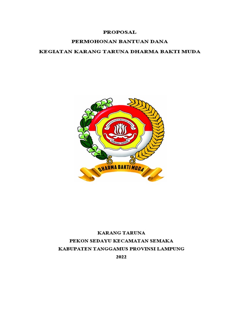 Proposal Karang Taruna | PDF