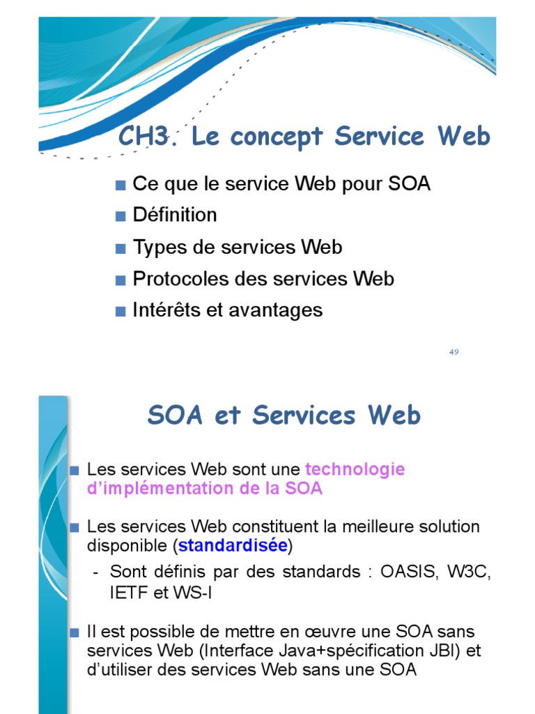 Introduction aux Services Web SOA | PDF | Service web | Architecture ...